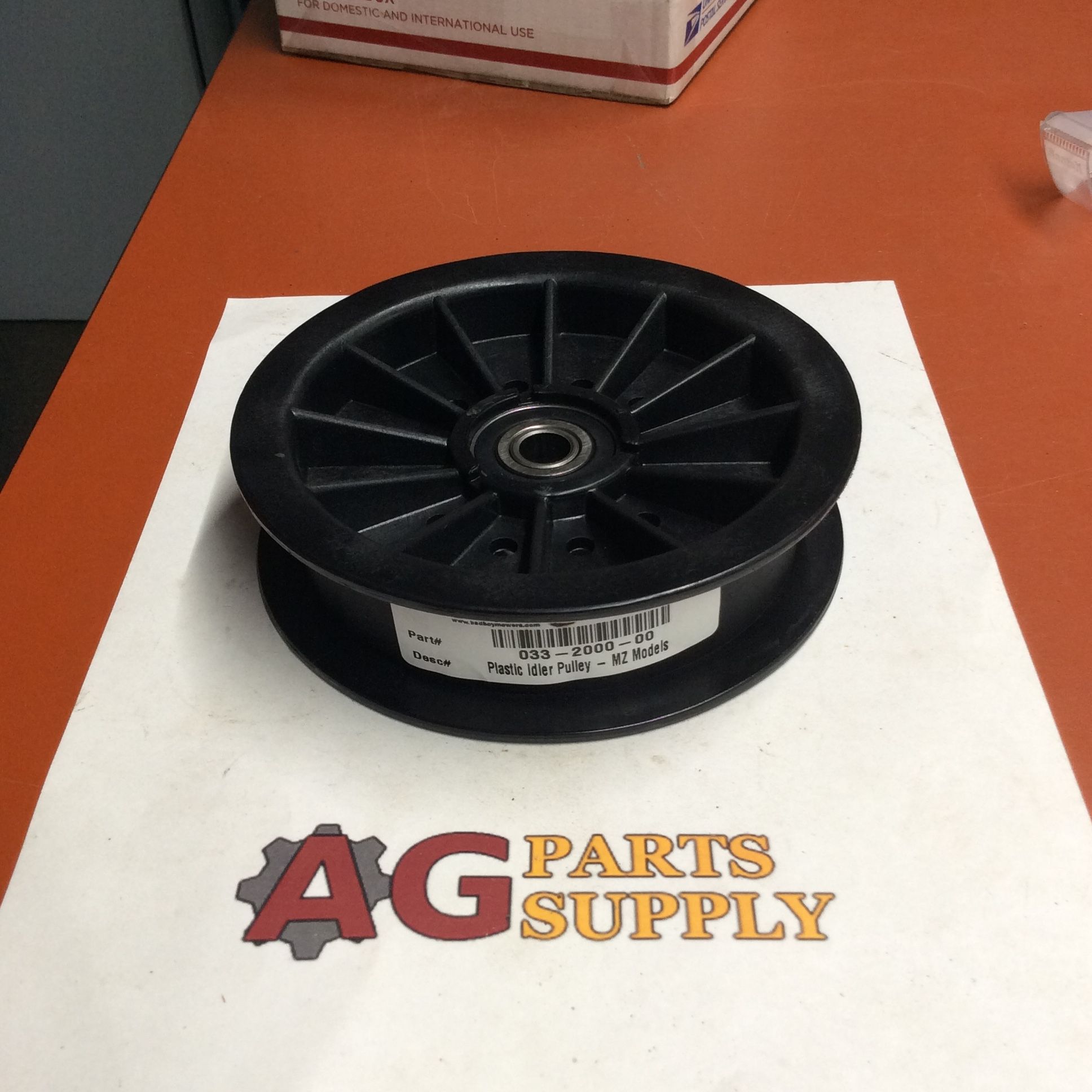 033-2000-00 Plastic Idler Puley - Ag Parts Supply
